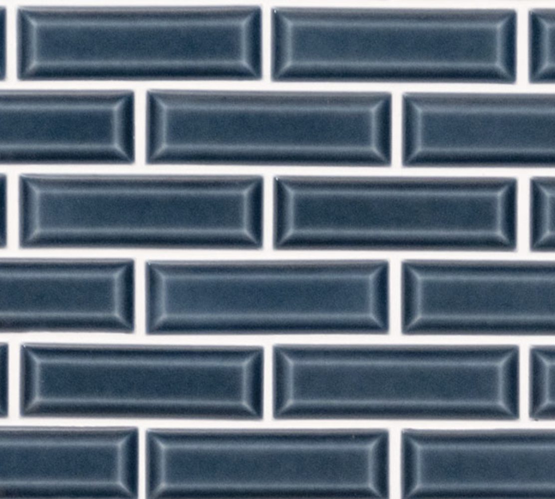 MSI Stone - Bay Blue Beveled Tile 2x6 - Backsplash - Mosaics