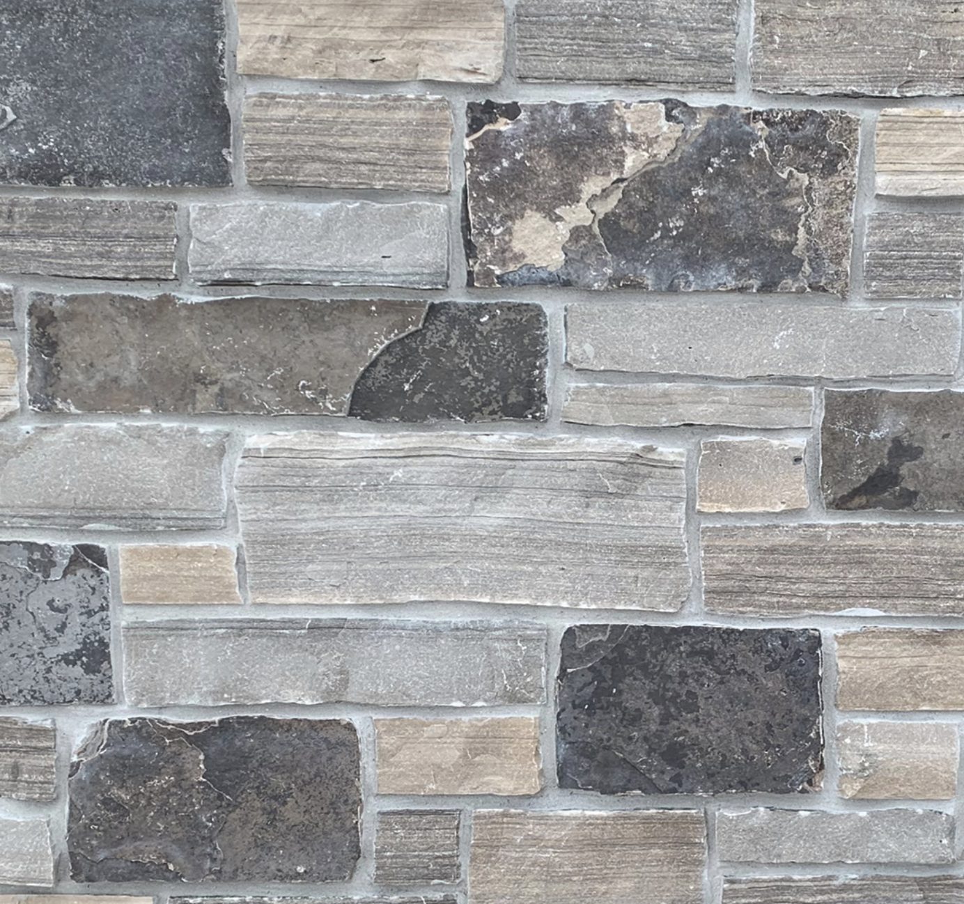 Fond Du Lac - Natural Stone Veneer - Falls Full Bed Collection